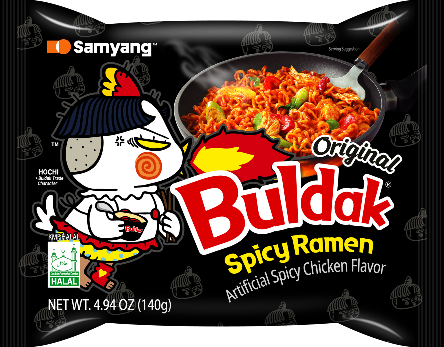 Buldak Ramen Original 4.94 OZ(140g) - Buldak.com