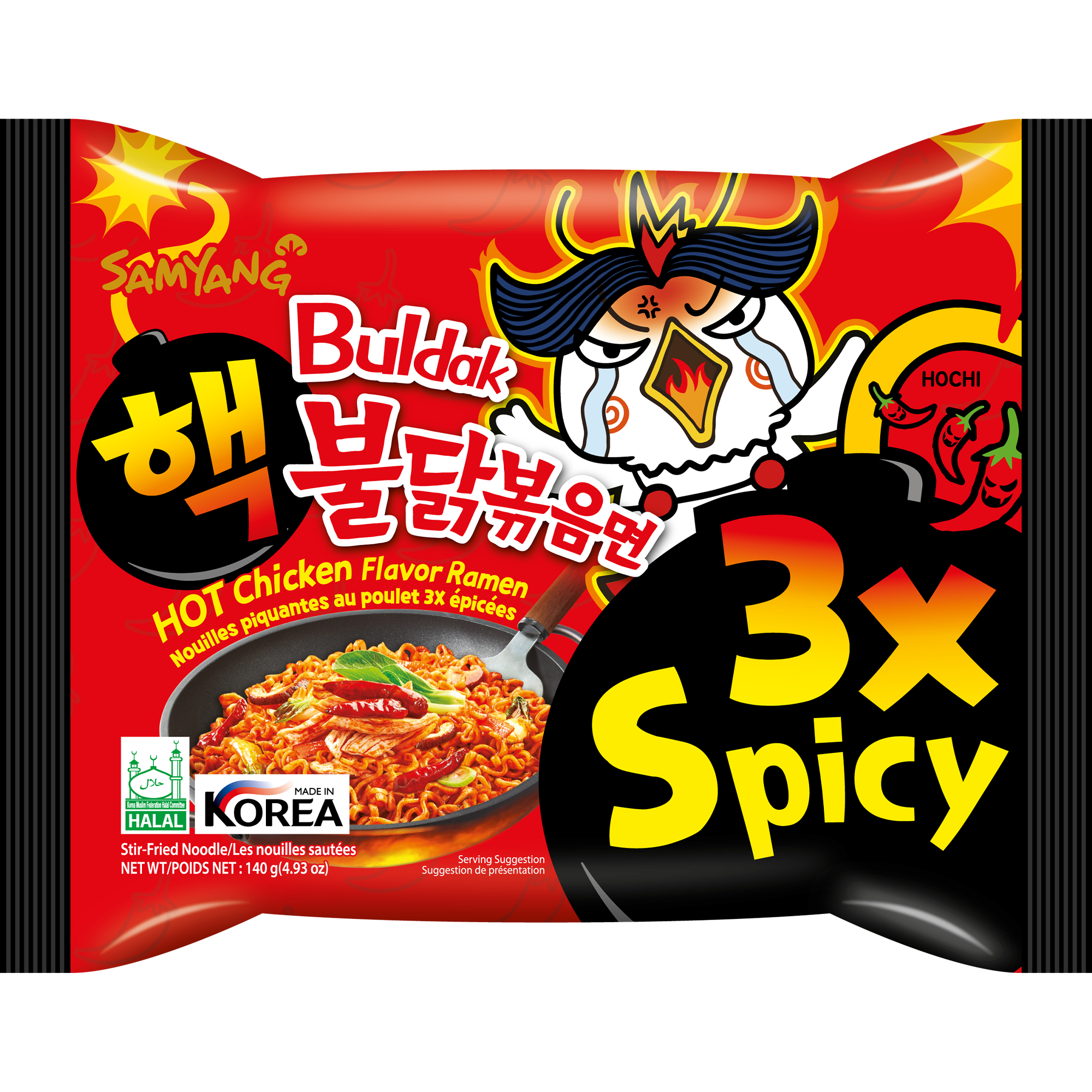 Buldak Ramen 3X (140g) - Buldak.com