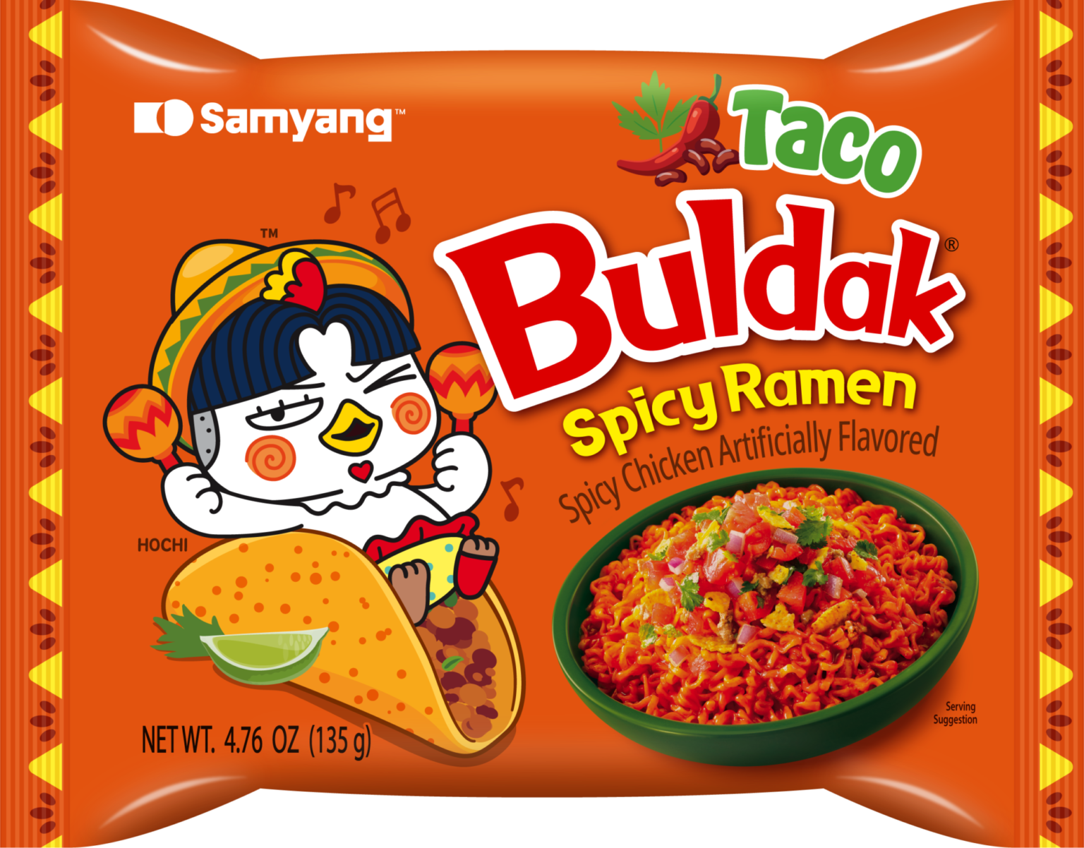 Buldak Ramen Taco 4.76 OZ(135g) - Buldak.com